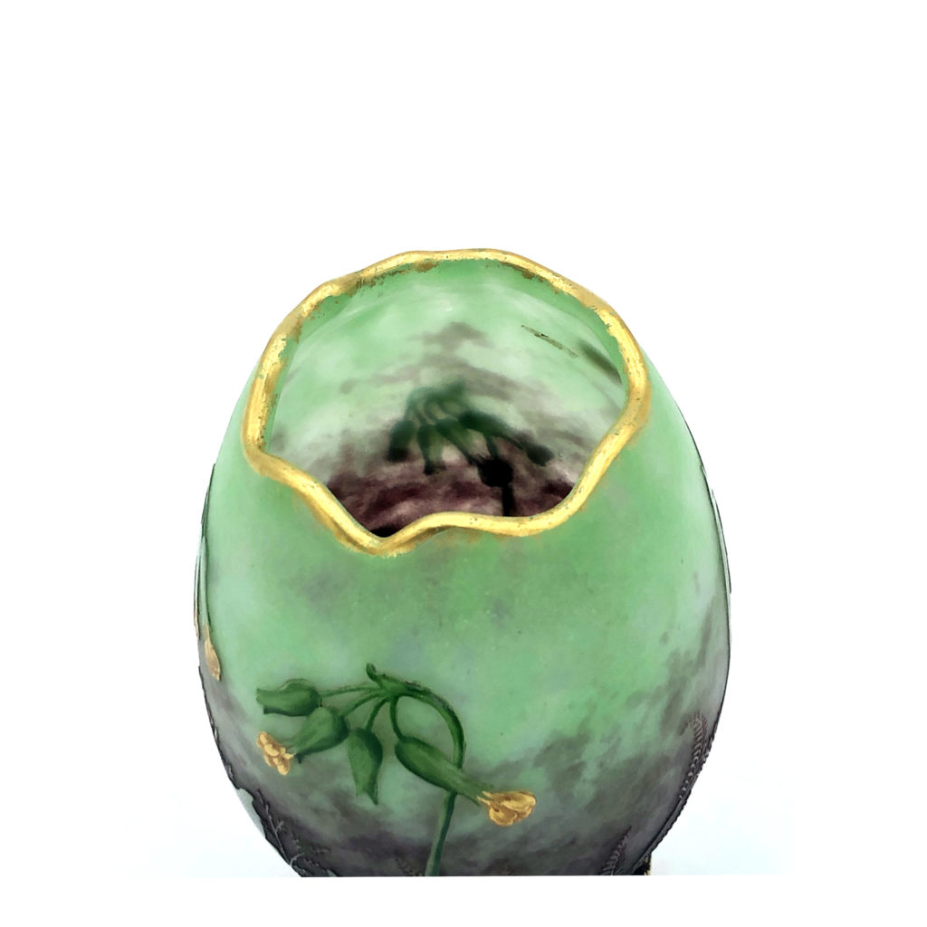 Daum Nancy Egg - George Sorensen Antiques